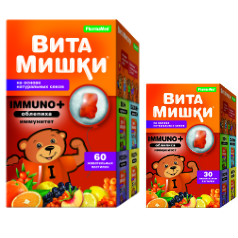 ВитаМишки® Multi+ №60, витаминно-минеральный комплекс нового поколения ...